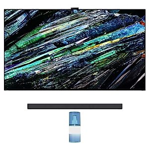 Sony XR55A95L 55 Inch QD-OLED 4K UHD Smart Google TV with AI Upscaling with a Sony HT-A7000 7.1.2 Channel Dolby Atmos BRAVIA Soundbar and Screen Cleaner Kit (2023)