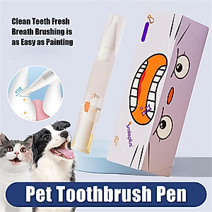 uojpt Doggocomfy Pet Toothbrush Pen, Doggo Comfy Toothbrush, Pet Toothbrush Pen, Toothbrush Pen for Dogs, Pet Teeth Cleaning, Pet Dog/Cat Teeth Cleaning Pen