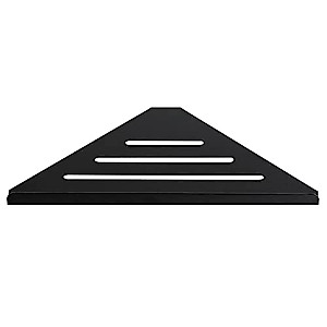 XiangYi 2 Pack Corner Shower Caddy, Adhesive Bathroom Shelf Wall Mounted, No Drilling Kitchen Racks Shower Caddies, Storage Organizer for Bathroom, Toilet, Kitchen and Dorm,Stainless Steel Black