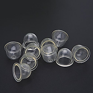 LOLOVI BBR 10Pcs Carburetor Parts Fuel Primer Bulb Pump Cap For Chainsaw Blower Trimmer New Mini Garden Tools Set Pink