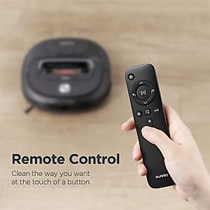 eureka Groove Robot Vacuum Cleaner, Wi-Fi Connected, App, Alexa & Remote Controls, Self-Charging, NER300 , Black