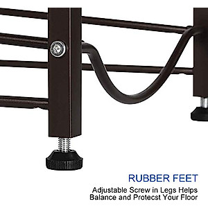 5 Gallon Water Jug Holder Water Bottle Storage Rack, 4 tier water cooler jug rack, 5 gallon water jug stand, 5 Gallon Water Bottle Holder(4 Tier, Dark Brown)