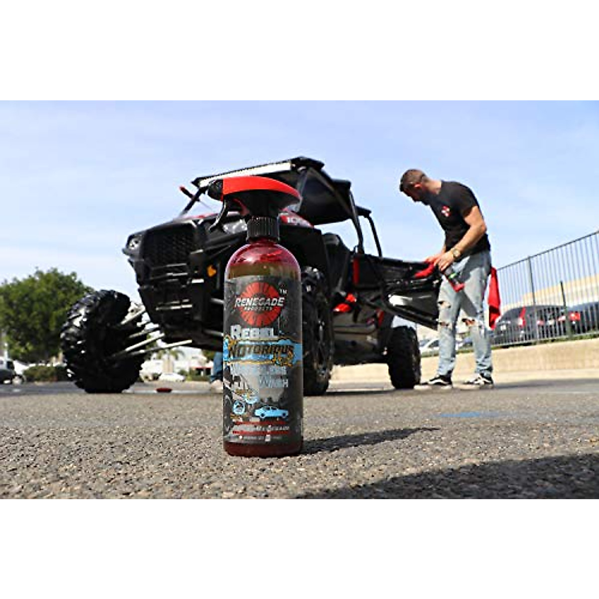 Renegade Products Notorious Waterless Wash for Auto Detailing Scratch Free Clean Mint Scent