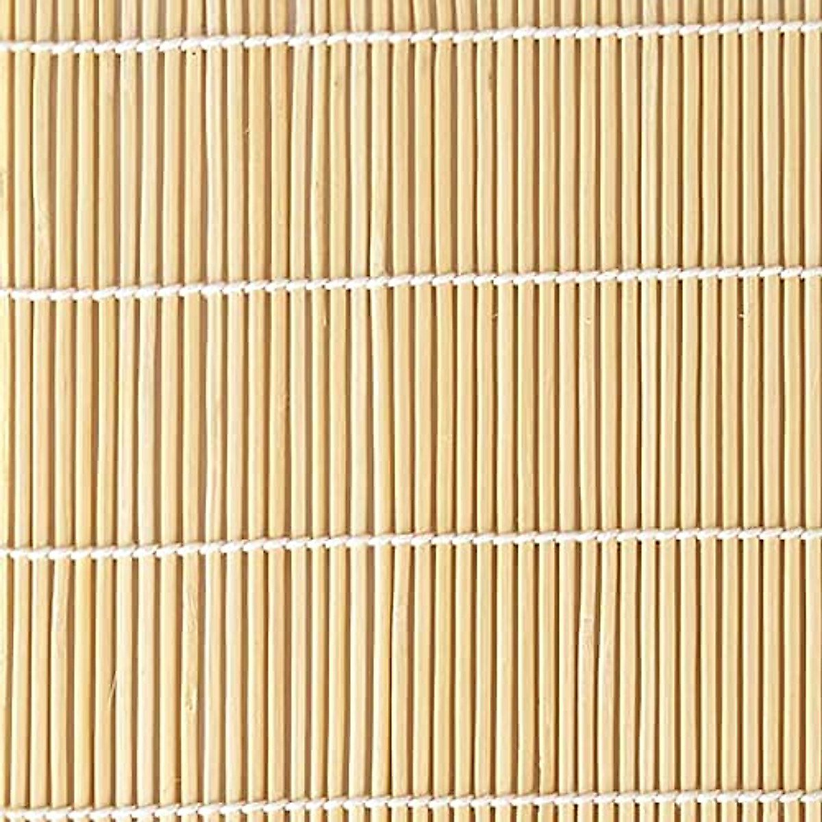 AIKS 2PCS Natural Bamboo Sushi Rolling Mat Sushi Roller Inch for Making Sushi 9x9.5 Inch