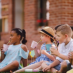 4 Pcs Reusable Straws with Case Drinking Silicone Straws Set with Case Portable Foldable Travel Straws with Cleaning Brush for Party Travel Household Cold or Hot Straws(Blue, White,Long Style)