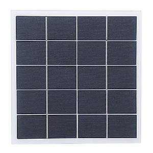 Filmena Romantic PresentSolar Panel Solar, Solar Panel Module 4W 5V Portable Outdoor Solar Battery Panel, 3.7V Battery Garden Light Solar Laminated Board, for Exploring Outdoor Camping