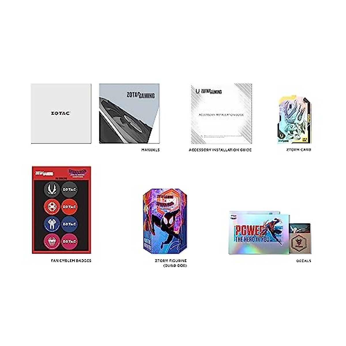 ZOTAC Gaming GeForce RTX 4060 8GB OC Spider-Man: Across The Spider-Verse Inspired Graphics Card Bundle, ZT-D40600P-10SMP