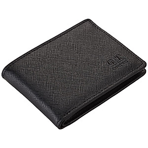 Gostwo Slim Wallet for Men Minimalist Leather ID Window Front Pocket Bifold Wallet