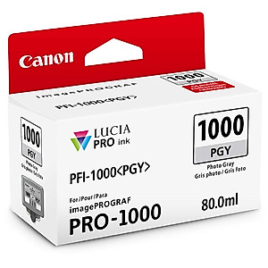 CanonInk Lucia PRO PFI-1000 Photo Gray Individual Ink Tank