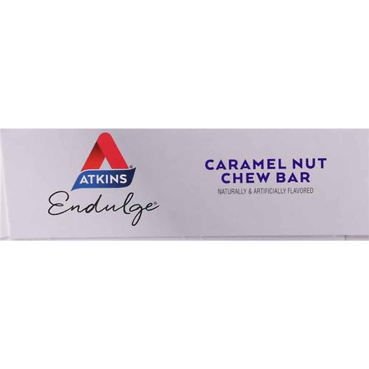 Atkins Endulge Caramel Nut Chew Bar, Dessert Favorite, 1g Sugar, Good Source of Fiber, Low Sugar, 10 Count