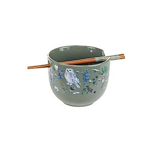 Silver Buffalo Harry Potter Fantasy Floral Ceramic Ramen Bowl Standard