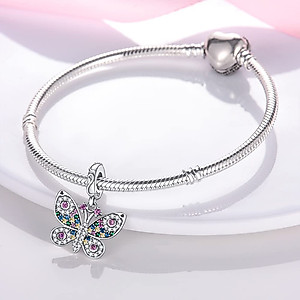 Pandach Animal Charm Bead fits Charms Bracelets for Woman-925 Sterling Silver Dangle Pendant Bead,Jewelry Beads Gifts for Women Bracelet&Necklace