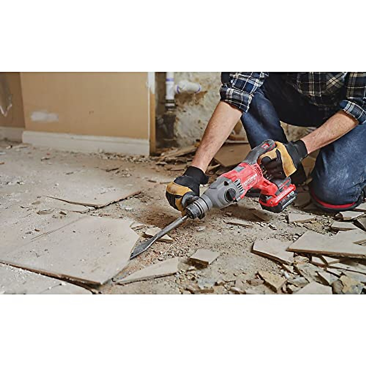 CRAFTSMAN V20 RP SDS Rotary Hammer Drill, Cordless, 7/8 inch, 2 Joules, Bare Tool Only (CMCH234B)