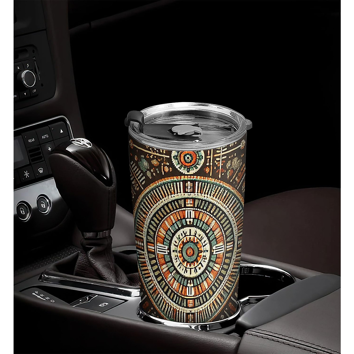 20oz Dreamcatcher Native American Tumbler, Native American Indian Gifts, Coffee Thermos for Women, Men, Stainless Steel Double Wall Vacuum Insulated Coffee Mug, Travel Cup with Lid