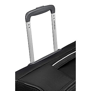 Samsonite Unisex Adults’ Luggage Suitcase, Black, Spinner L Expandable (78 cm-112.5 L)