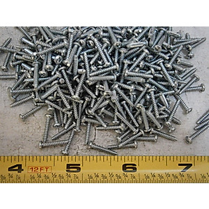 Tapping Screws #2 x 1/2" Long Philips Pan Head Type B Steel Zinc Lot of 100#4971 Screw Assortment Kit Set