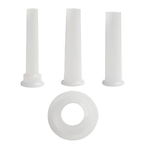 Ximimark 1 PCS Food Grade Quality Meat Grinder Filling Meat Tube Sausage Tube Grinder Plastic Accessories Sausage Funnel Sausage Nozzle