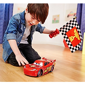 Disney Cars Toys Flag Finish Lightning McQueen