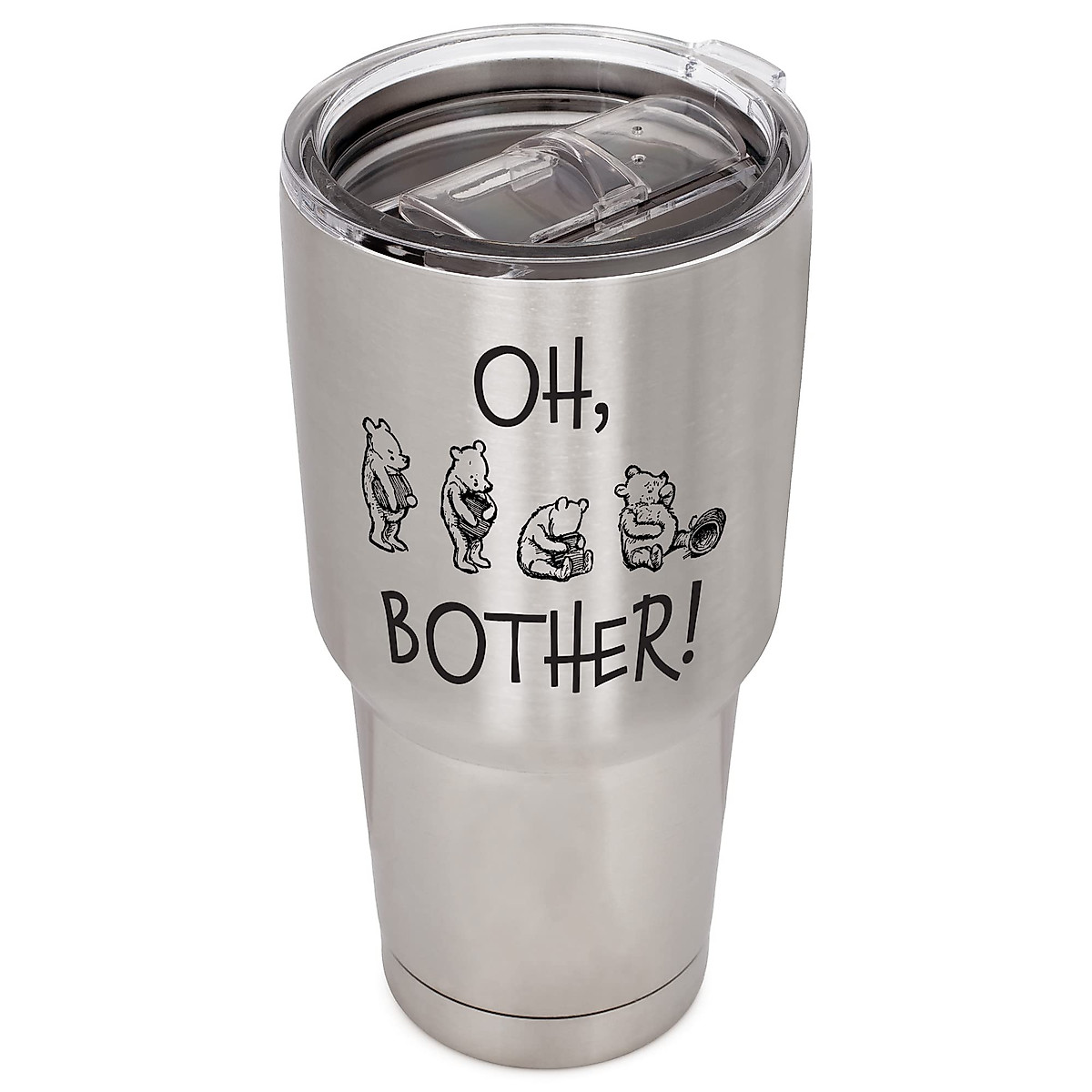 Elanze Designs Oh Bother Winnie-the-Pooh 30 Ounce Stainless Steel Travel Tumbler