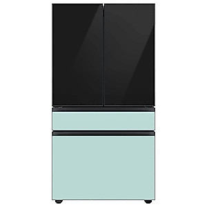 SAMSUNG RAF36DB4CM Bespoke 4-Door French Door Refrigerator Panel in Morning Blue Glass - Bottom Panel