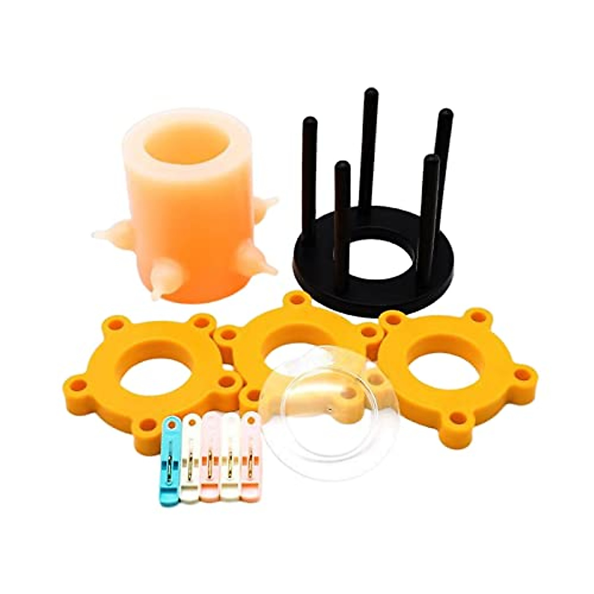 Pet Milk Feeding Device Silicone Feeding Station for Nursing Kitten Rabbit Kittens, M