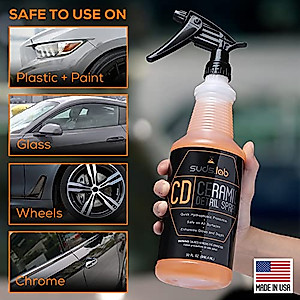 Suds Lab CD Ceramic Detail Spray, Sealant And Wax Preserving, Easy Surface Prep, Remove Dirt Dust And Oil, Water Repellent Protection, Easy To Use Spray For A Spot Free Shine 32 oz.