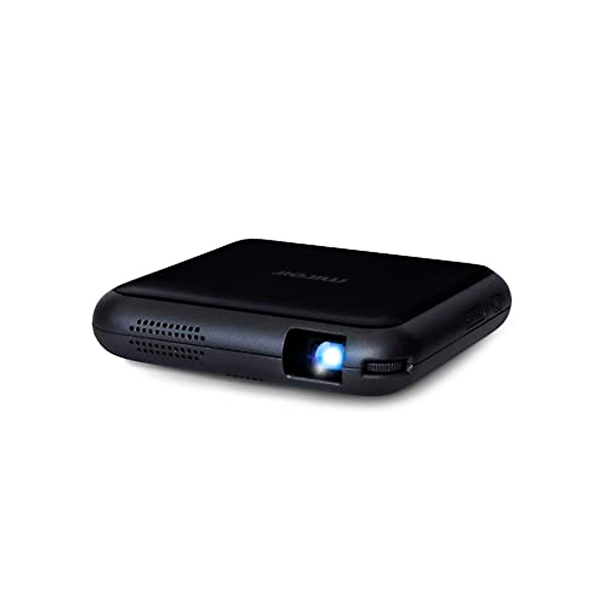 Introducing The Miroir M76, The Ultimate Portable Wireless Projector. Enjoy Movies, Gaming, and Videos Anywhere with its Battery-Powered Design and Compatibility with Multiple Devices.