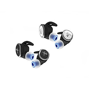 8pcs (BLMF-CLBL)- Large (L) Premium Memory Foam and Silicone Replacement Eartips Earbuds Compatible with Jaybird X4, X3, Freedom F5 and Jaybird Run in Ear Earphones Headphones