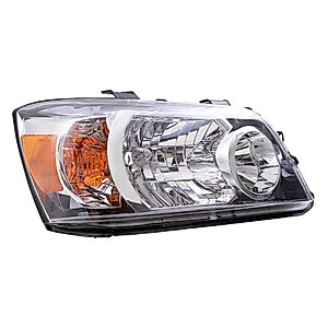 Brock Replacement Driver and Passenger Headlights Headlamps Compatible with 2004-2006 Highlander 81130-48280 81170-48280