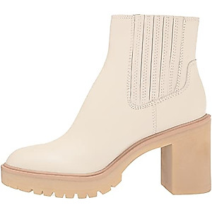Dolce Vita Women's Caster H2O Fashion Boot, Ivory, 7