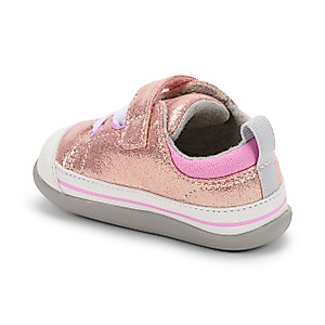 See Kai Run - Stevie II First Walker Shoe for Infants, Rose Shimmer, Infant 4