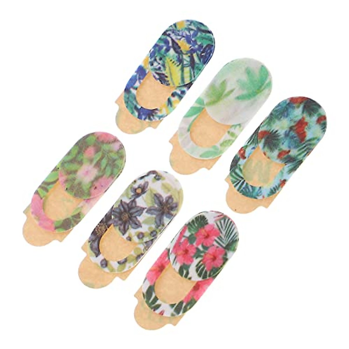SOLUSTRE Laptops 18pcs Laptop Flower Printed Phone Camera Blocker Covers Tablet Slide Cover Web Webcam Computer Camera Slides