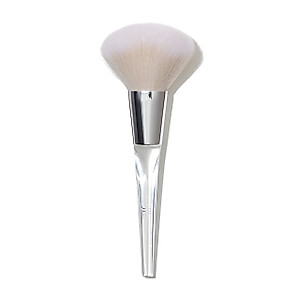 e.l.f. Precision Powder Brush for Detail Application, Synthetic, Silver