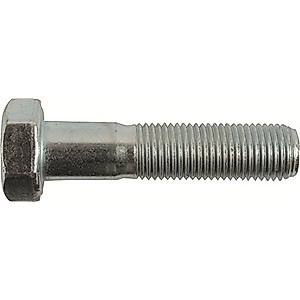 M16-1.5 x 80mm Hex Head Cap Screws, Steel Metric Class 8.8, Zinc Plating (Quantity: 25 pcs) - Fine Thread Metric, Partially Threaded, Length: 80mm Metric, Thread Size: M16 Metric