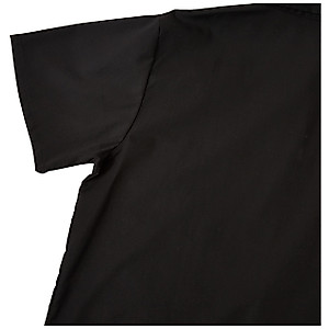 Chef Code mens Kitchen Basic Uniform Cook Shirt, Black, Large US