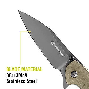 Kilimanjaro 910028 KJ910028 Fixed Blade,Hunting Knife,Outdoor,campingkitchen, One Size, Brown