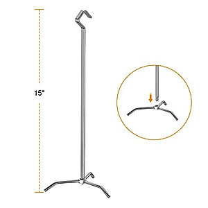 ODIEE Vertical Skewer/Super Skewers,Turkey Holder,Poultry Hanger for Pit Barrel Bronco Cooker Accessories,Smoking Whole Chicken/Turkey,Removable (4-Pack)