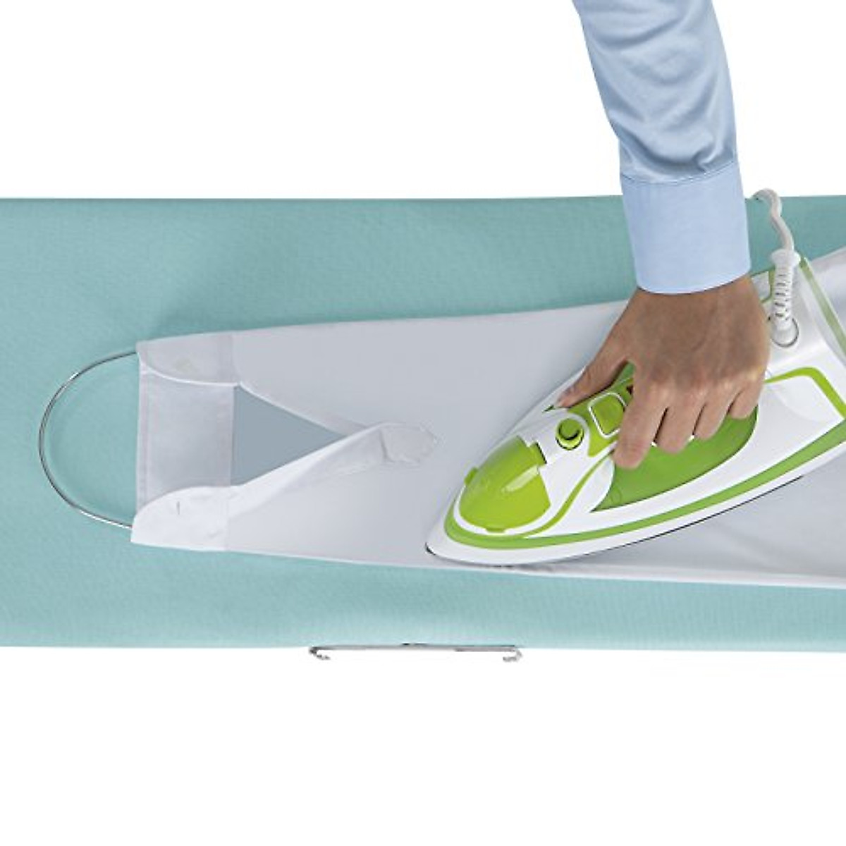Perfect Sleeve Ironing Assistant for Wrinkle-Free Shirt Sleeves, Includes Magnetic Holder, Stainless Steel