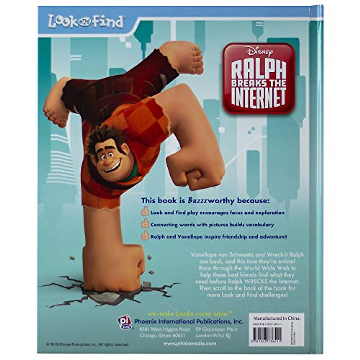 Disney - Wreck-It Ralph 2: Ralph Breaks the Internet - Look and Find Activity Book - PI Kids