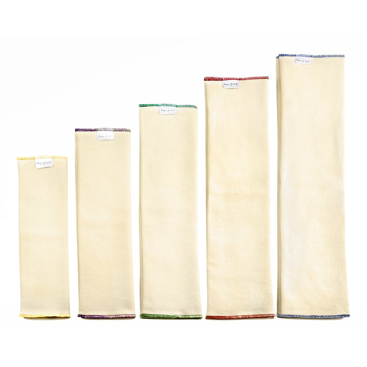 BabyKicks 3 Pack Prefold Diaper, x-Large