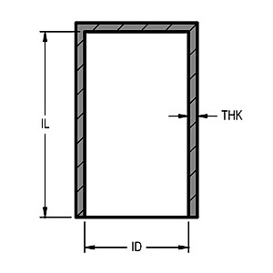 Round Protection Cap for 1" 25.5 to 26mm Outside Diameter (Pack of 8) Pipe Post Tube End Cover Screw Thread Protectors and Tubing Seal