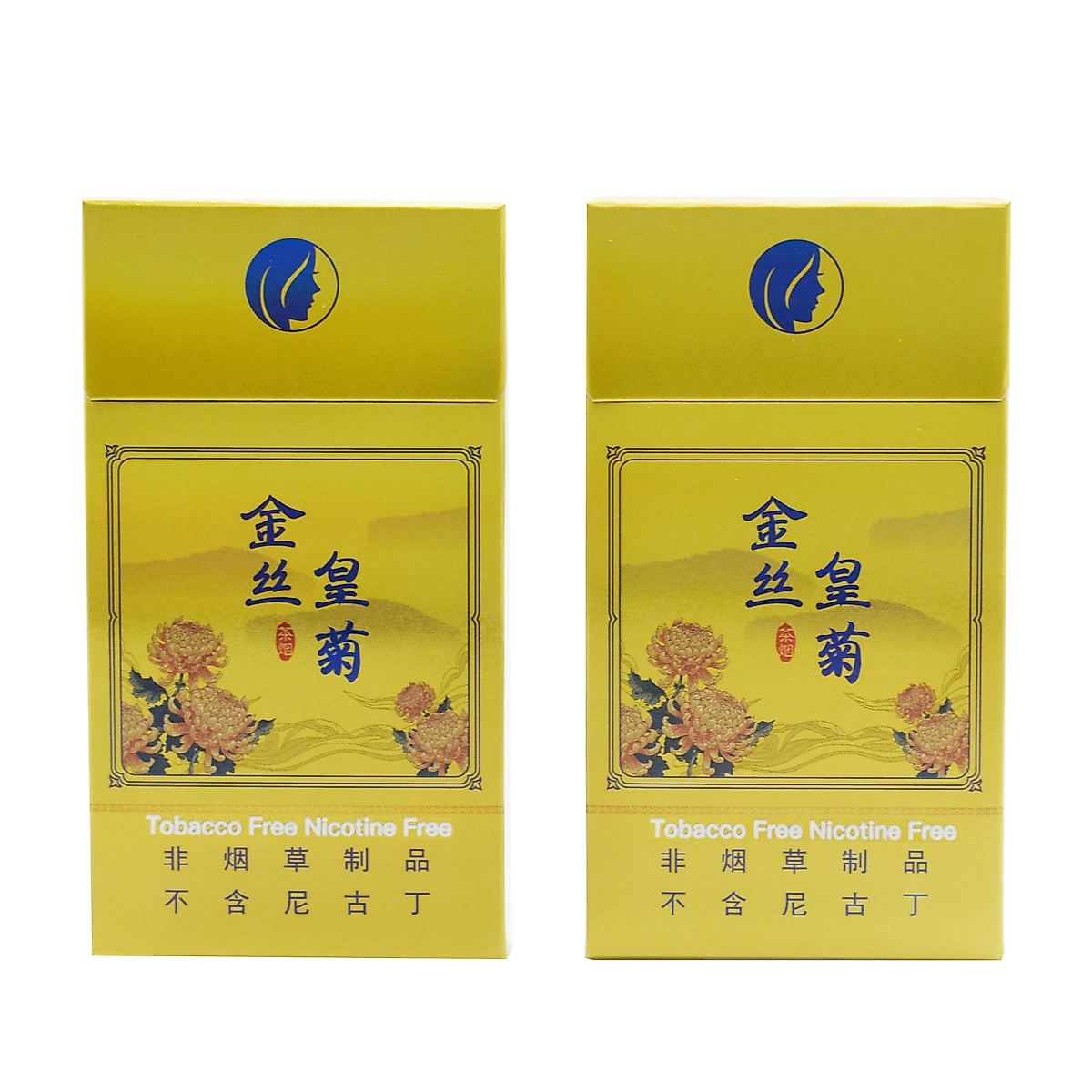 Fetcasy Honey and Rose Herbal Cigarettes， Tobacco and Nicotine Free， 2 Packs 40 Smokes