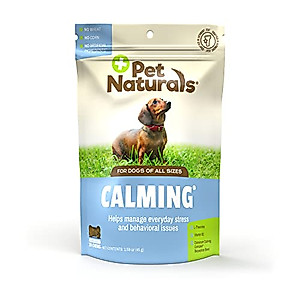 Pet Naturals Calming for Dogs, 30 Chews - Naturally Sourced Stress and Anxiety Calming Ingredients for Behavior Support - Vet Recommended