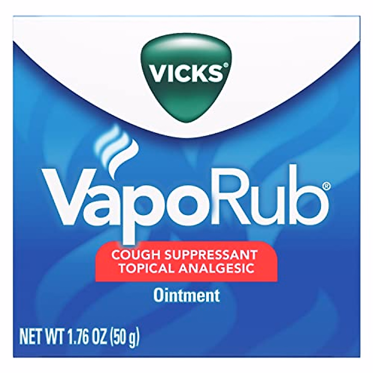 Vicks VapoRub Topical Ointment Chest Rub, 3.52 Oz, Pack of 2
