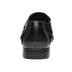 Bruno Marc Men's Giorgio-3 Black Leather Lined Dress Loafers Shoes - 8 M US