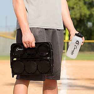 Champion Sports Plastic Water Bottle Set, Quart, Black