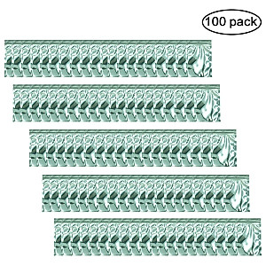 100pcs Resealable Packaging Bags Small Mylar Plastic Bags for Candy Coffee Beans Tea Dried Flowers Soap Sample Packaging, 5" x 7" Sizes, Aluminum Foil Heat Seal Pouch Smell Proof Storage Bags