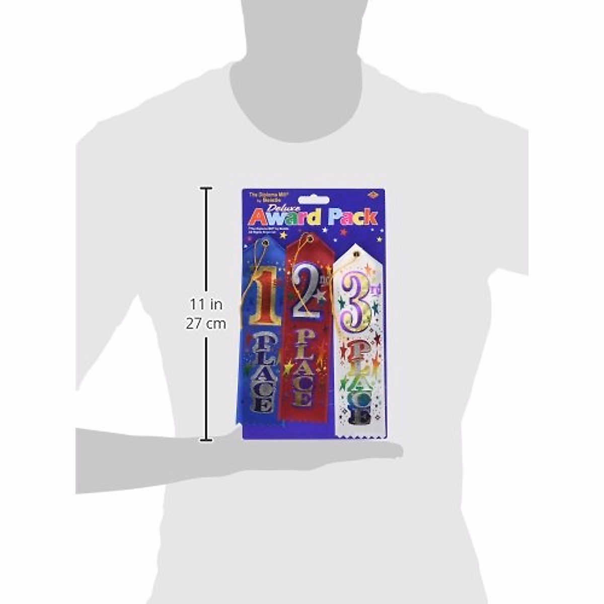 Beistle 1st, 2nd, 3rd Place Award Pack Ribbons