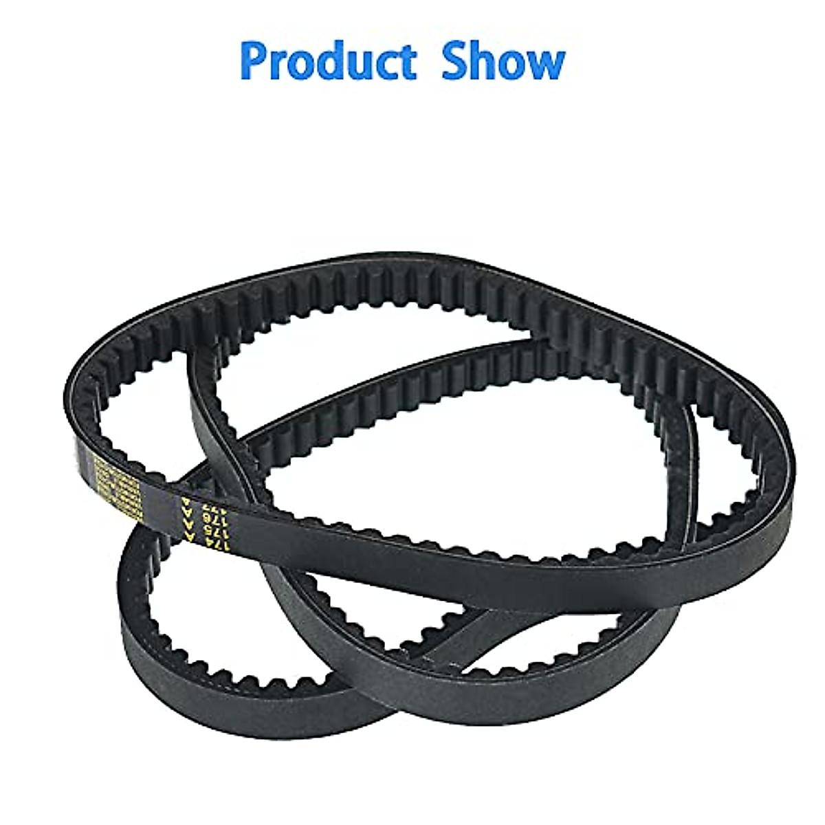 labwork Drive Belt 725 Replacement for Go Kart 30 Series Torque Converter- 3pc Set (3 Belts)