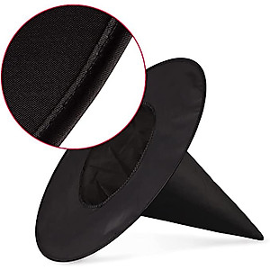 Starhig 8pcs Floating Witch Hat Decorations,Witches Hats,Hanging Witch Hats,Black Witch Hats Hanging,Witches Hats Halloween Decor For Halloween Christmas Party Decorations,Black